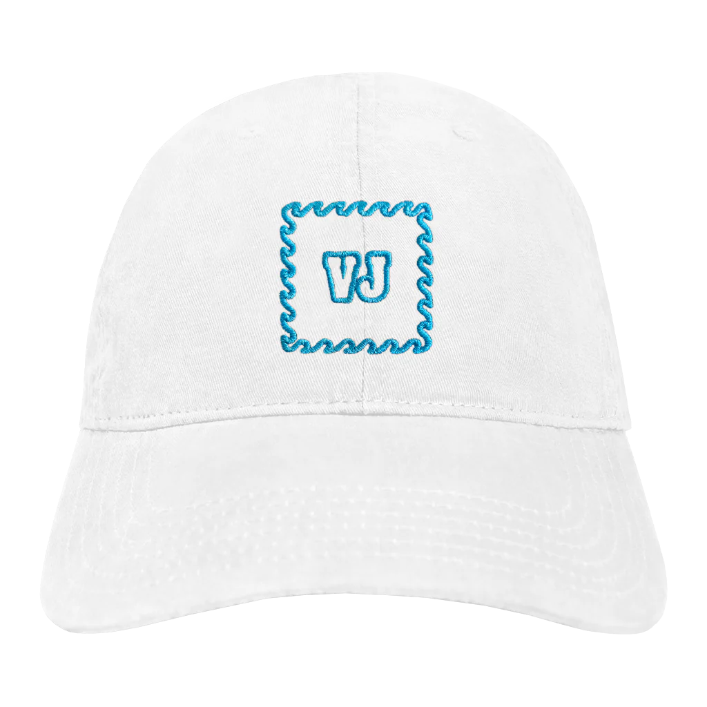 VJ Waves Dad Hat: White – Vance Joy